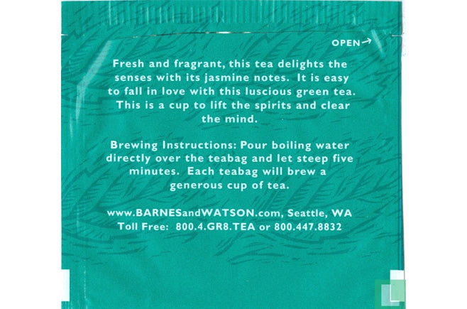 Barnes and Watson Emerald Blossom Tea – Vaneli's Handcrafted Coffee